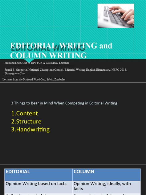 Editorial And Column Writing Pdf