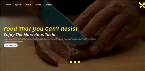 Github Devahtesham Restaurant Website