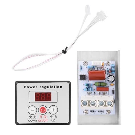 ZJCHAO Contrôleur de tension 10000W SCR Régulateur de Tension Numérique