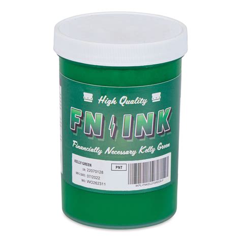 Fn Ink Plastisol Screen Printing Ink Kelly Green Pint Walmart