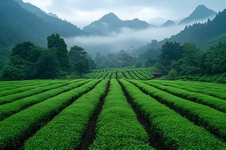 春天茶园风光高清图片下载 正版图片601574933 摄图网