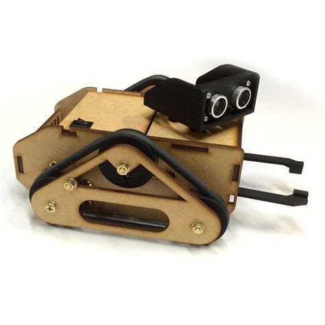 Arduino Track Robot Kit In MDF With Frontal Gripper PDF Templates For