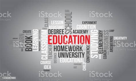 교육 세계 클라우드 배경 교육 인식 벡터 그림 디자인 개념입니다 1월에 대한 스톡 벡터 아트 및 기타 이미지 1월 공부 교사 교육 관련 직업 Istock
