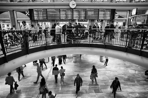 Premium Photo People Walking At Subway Station