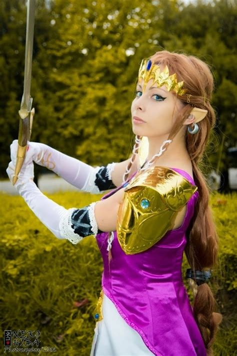 Animation New Princess Zelda Cosplay Yuriko Tiger