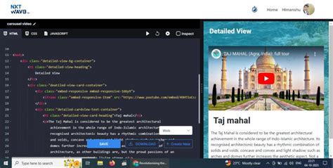 Design Carousel Video Using Htmlcss Bootstrap Himanshu Singh Posted On The Topic Linkedin