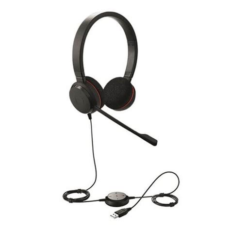 Jabra Evolve 20 MS Stereo Corded PC Headset Jabra 4999 823 109 Headset Store