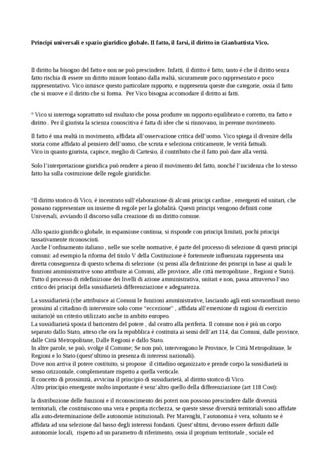 Doveri E Diritti Nella Nuova Amministrazione Riassunto Capitoli 1 8 9