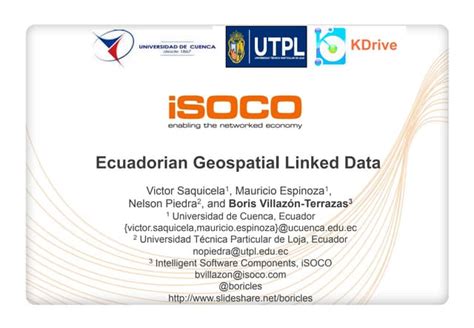 ecuadorian geospatial linked data ppt