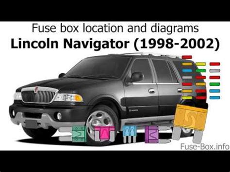 2000 Lincoln Navigator 2wd Fuse Box Diagrams And Relay Locations