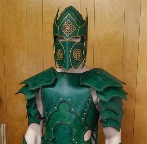 Hand Crafted Elven Leather Armor Set Custom Larp Cosplay Etsy