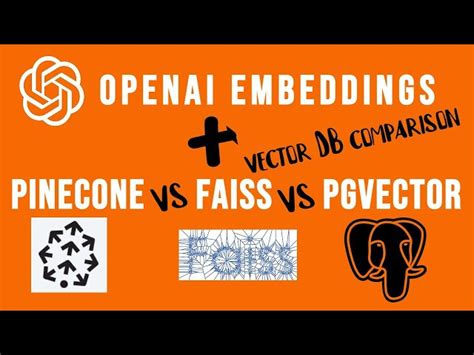 Pinecone Vs Faiss Vs Pgvector Choosing The Best Vector Database For