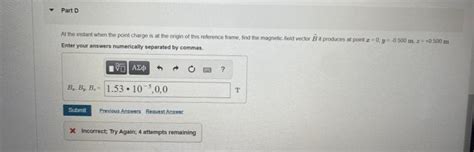 Solved A μC point charge is moving at a constant Chegg