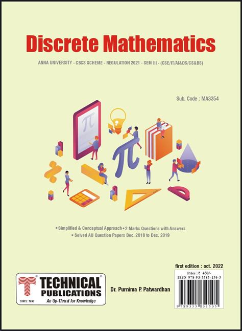 Discrete Mathematics For Be Anna University R21cbcs Iii Cse It Ai Technical Publications