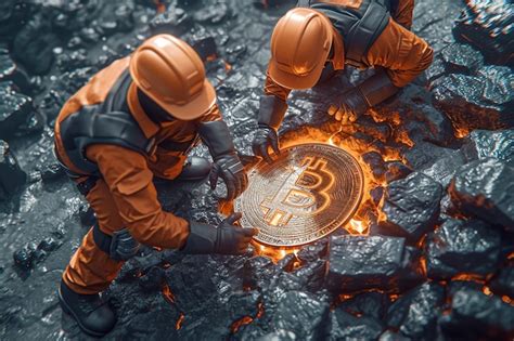 Premium Photo Bitcoin Mining Ai Generated