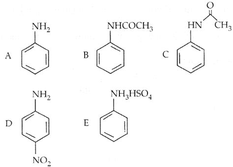 Write The Structure Of Ab C D And E In The Following Reactions
