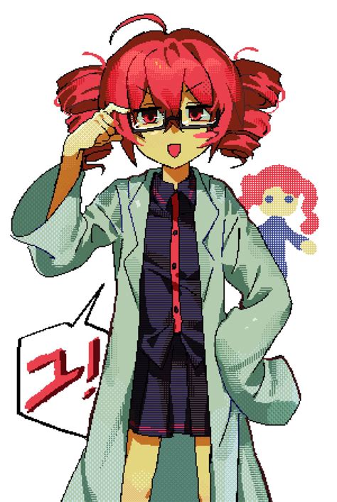 Safebooru 1girl Adjusting Eyewear Black Framed Eyewear Black Shirt