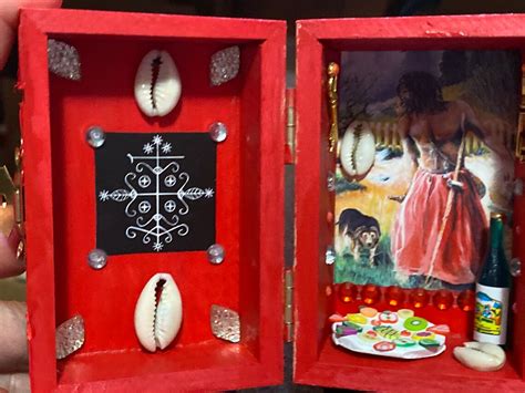 Papa Legba Mini Altar Shrine Custom Etsy