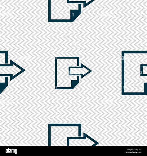 Export File Icon File Document Symbol Seamless Abstract Background
