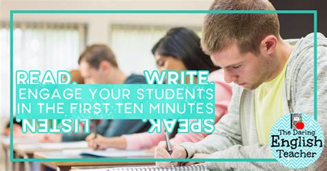 The Daring English Teacher Read Write Speak Listen Engage Your