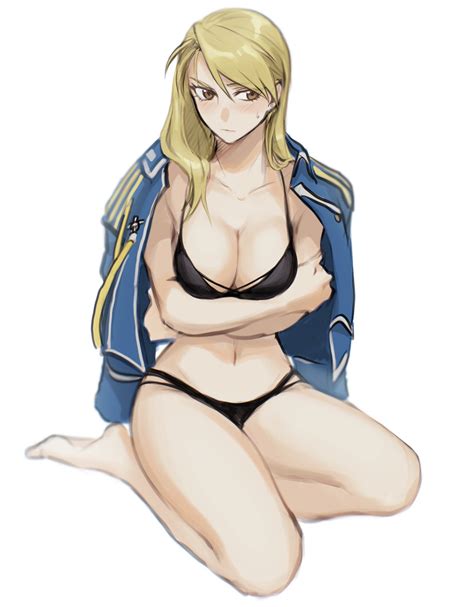 Rule 34 1girls Amestris Military Uniform Arm Under Breasts Arms