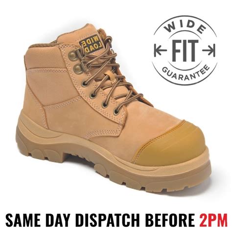 Wide Load 690wl Wheat Extra Wide 6e Fitting Steel Toe Cap Safety