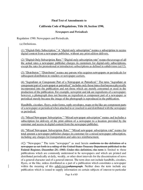 Fillable Online Initial Statement Of Reasons For Proposed Amendments To