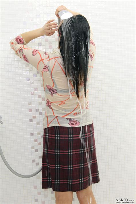 NAKED ART NO 00732 伊藤千恵子 着衣WET洗髪 畫像完結 VOL 2 丝莱特俱乐部