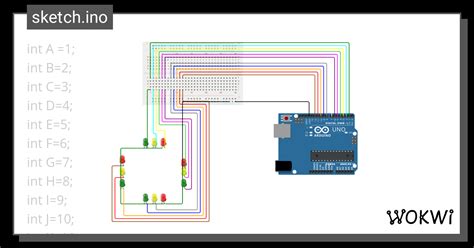 trafic light project wokwi esp32 stm32 arduino simulator