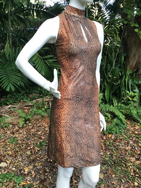 Vintage Faux Leather Dress Gem