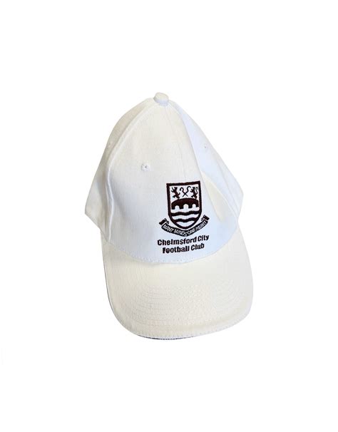 Ccfc White Baseball Cap Chelmsford City Fc