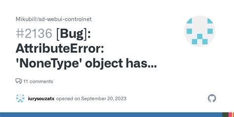 Bug Attributeerror Nonetype Object Has No Attribute Id · Issue
