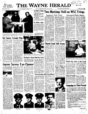 Fillable Online Newspapers Cityofwayne THE WAYNE Fax Email Print