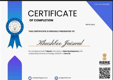 Khushboo Jaiswal On Linkedin Connections Webdevelopment Internship