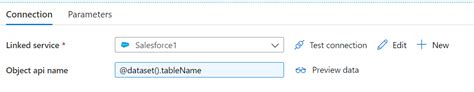 Dynamic Azure Data Factory Pass Object Api Name Of Salesforce