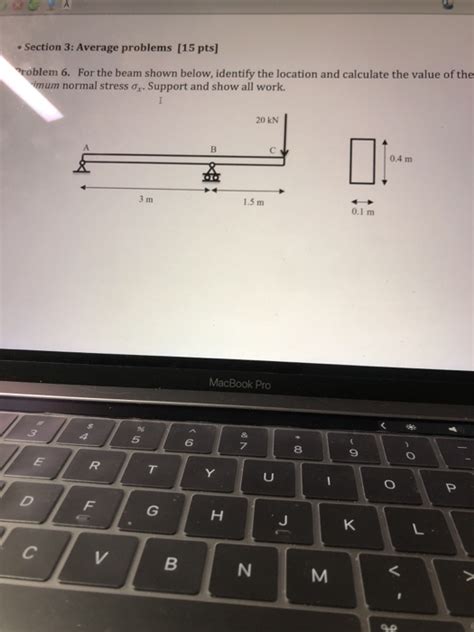 Solved Section Average Problems Pts Roblem For Chegg Com