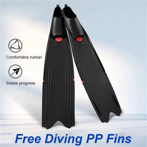Professional Long Swimming Fins Lightweight Adult And Youth Snorkel Foot
