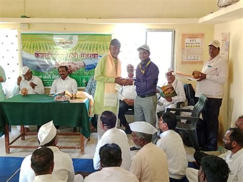 parth jadhav on linkedin meeting with farmers for contract farming of