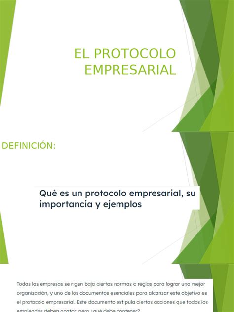 Tema 1 El Protocolo Empresarial Pdf