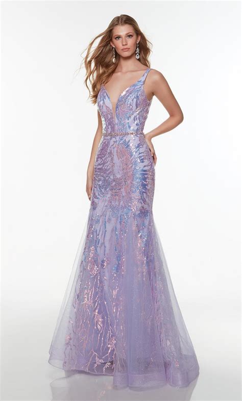 French Novelty Alyce Paris 61241 Fascinating Sequin Prom Dress