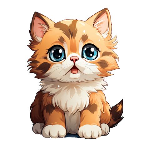 Sticker Cute Cat Png 27183099 Png