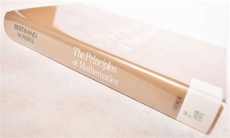 The Principles Of Mathematics Bertrand Russell