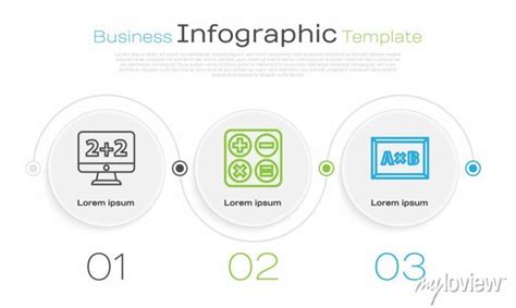Set Line Graph Schedule Chart Diagram Square Root And Calculation Wall Mural Murals
