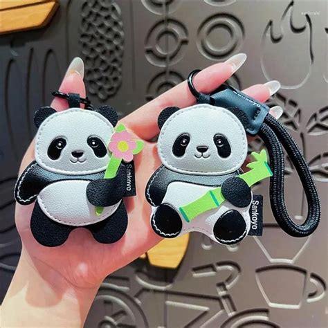 Cute Panda Panda Soft Toy Keychain Cartoon Bag From Earllorelei 6