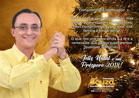Deputado Souza “o Que Nos Une Mais Ainda é A Fé A A Certeza De Que