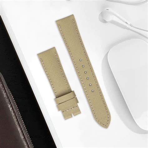 Breitling Navitimer Straps Saffiano Beige Liger Straps