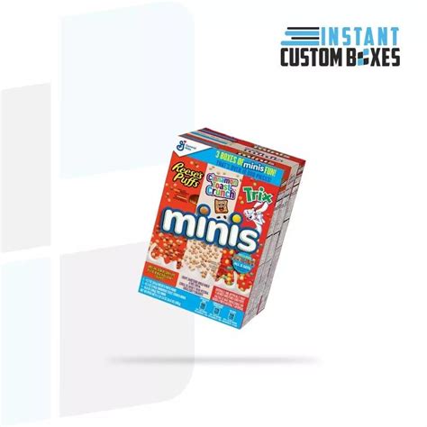 Buy Custom Mini Cereal Boxes At Wholesale