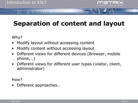 inroduction to xslt with php4 ppt