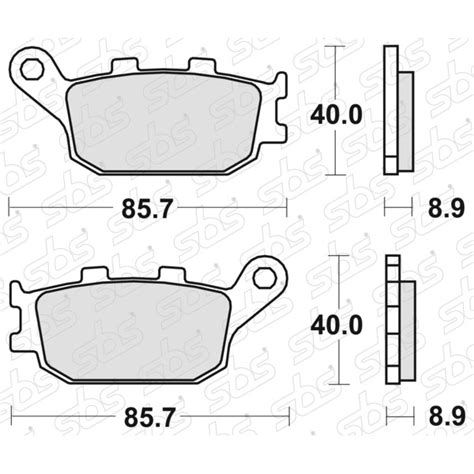 Plaquettes De Frein LS SBS Moto Dafy Moto Plaquette De Frein De Moto