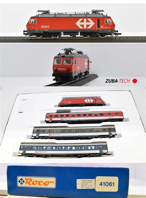 Roco 41061 Zug Set 4tlg SBB H0 GS OVP Acheter Sur Ricardo